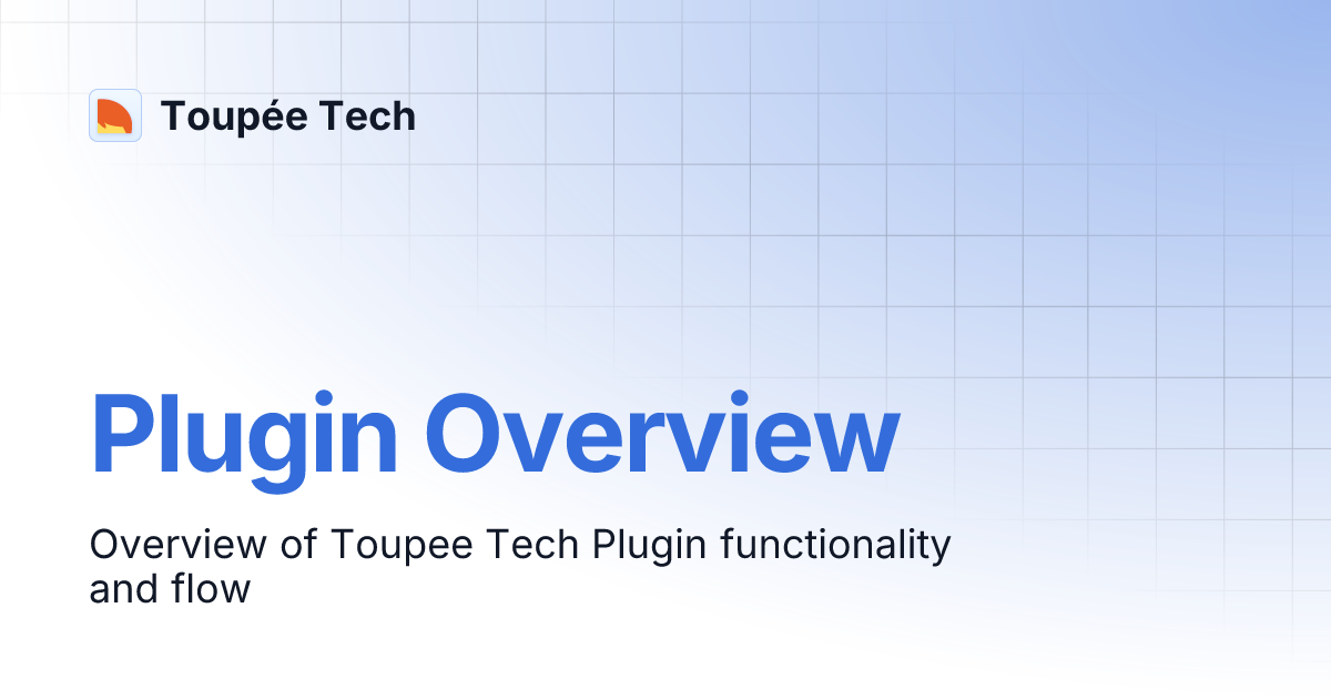 Plugin Overview | Toupée Tech